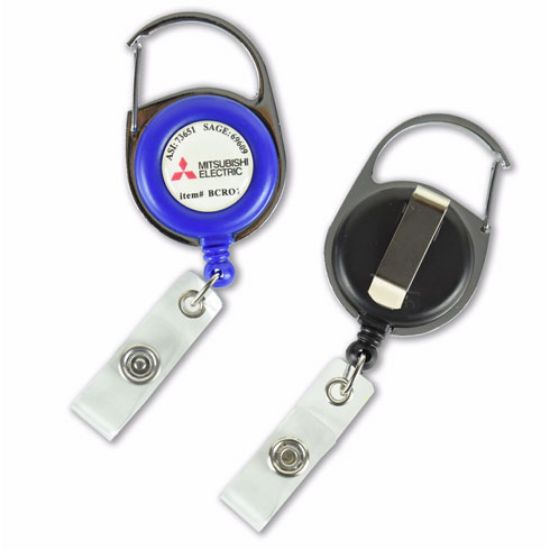 Customized Products. Retractable Carabiner Badge Reel