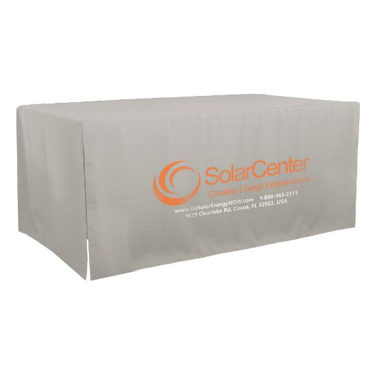 Customized Products. 3-Sided Economy Open Corner Table Covers & Table ...